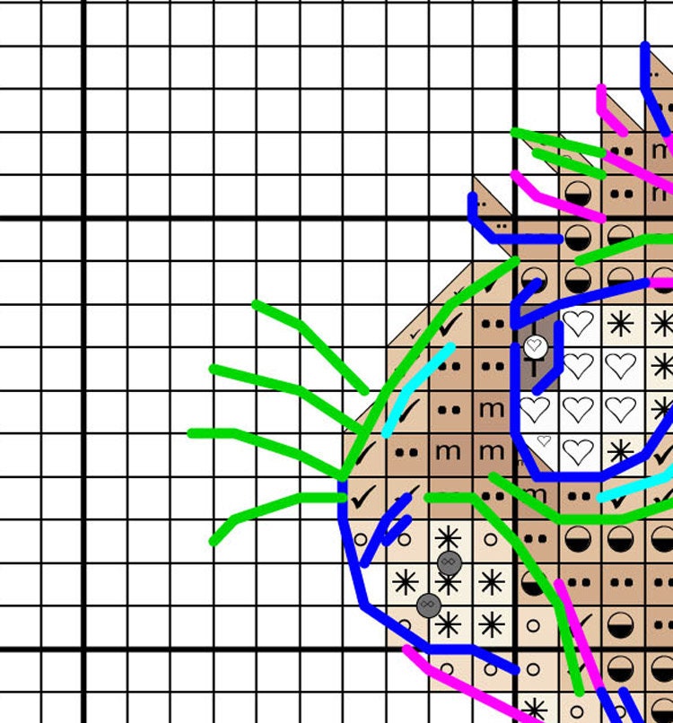 Fox and Rabbit Cross Stitch Pattern Fox and Bunny Friends | Etsy UK