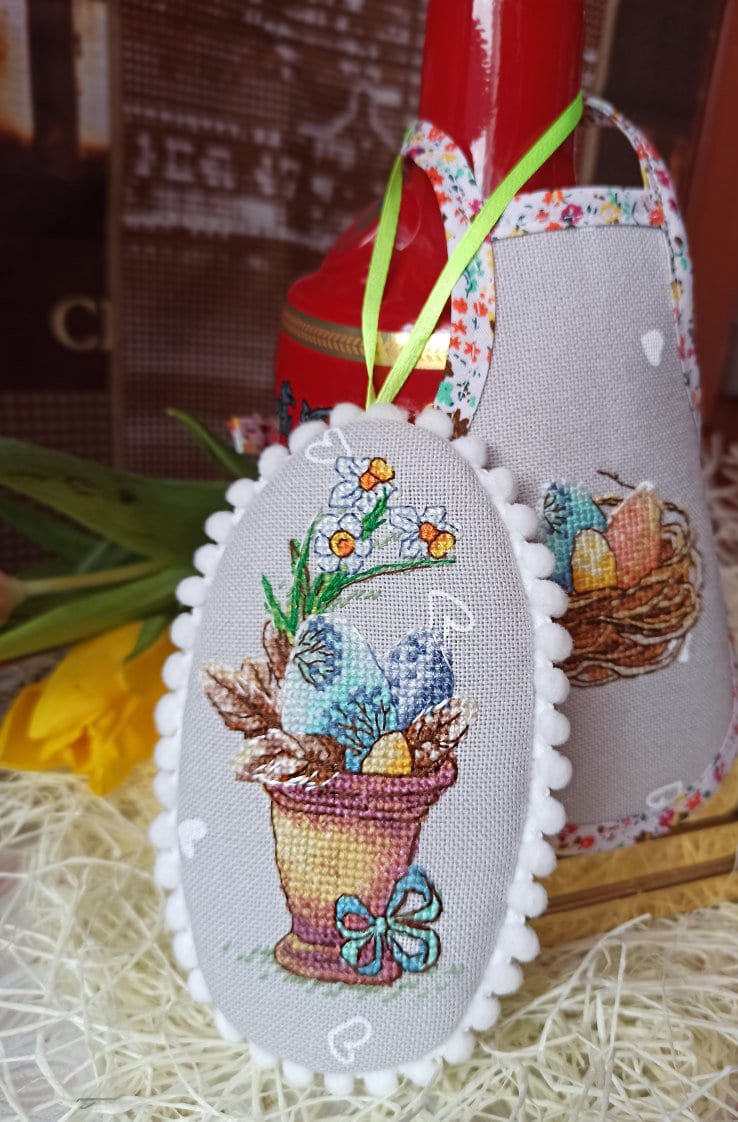 Beautiful Easter Cross Stitch Pattern Easy Easter Cross Stitch | Etsy