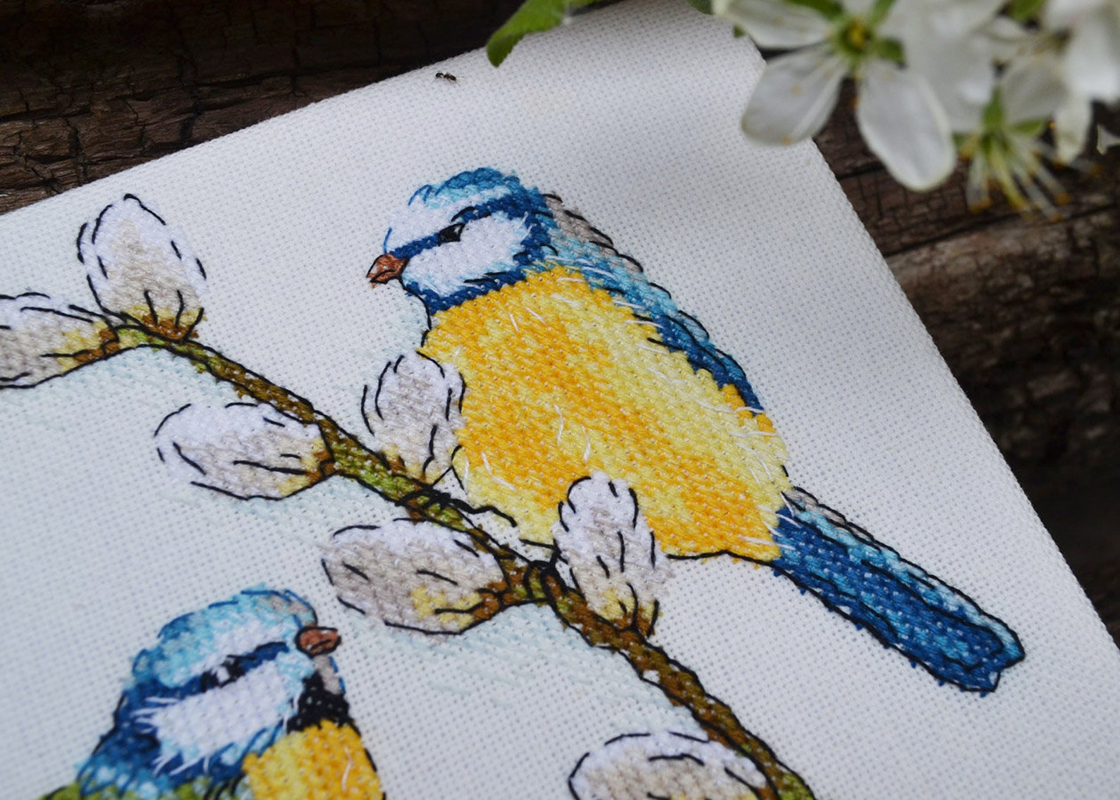 Birds on a Willow Cross Stitch Pattern | Etsy