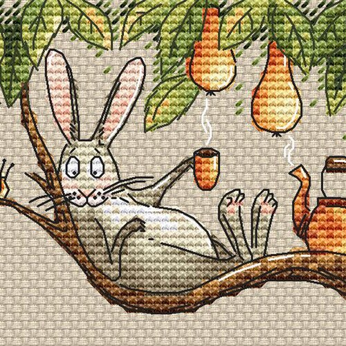 Fox Magician With Rabbit Cross Stitch Pattern Funny Fox - Etsy Singapore