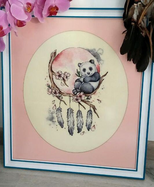 Little Panda Cross Stitch Pattern Bear Cross Stitch Panda on - Etsy