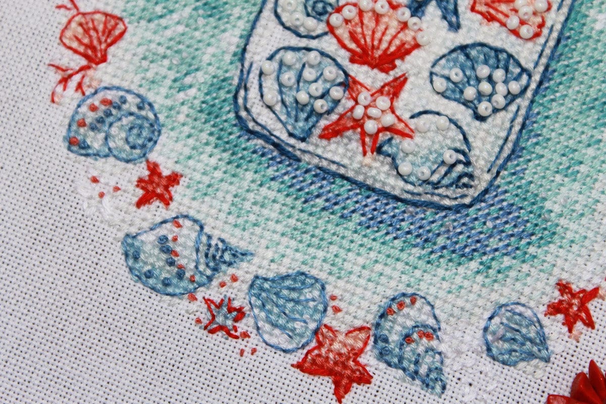 Sea Shells Cross Stitch Pattern Shell Cross Stitch Memories in - Etsy