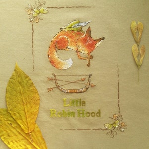 Robin Hood Fox Cross Stitch Pattern Hero Fox Cross Stitch Robin Hood ...