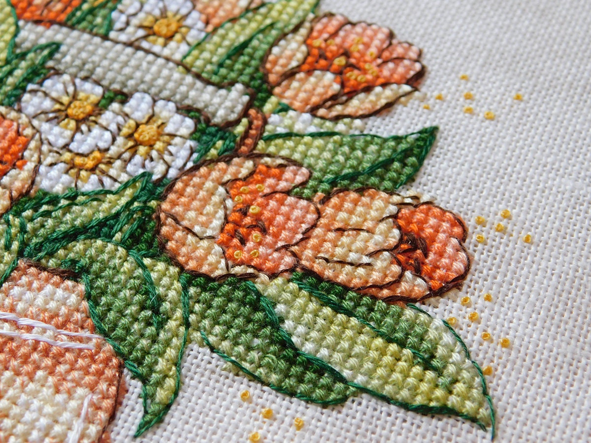 Sewing & Needlecraft Kits & How To Cross-Stitch 1960s Vogart 698 UNUSED ...