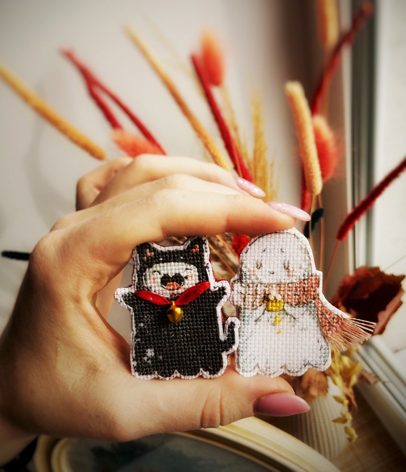 Cute Ghost Cross Stitch Pattern Little Ghost Cross Stitch - Etsy