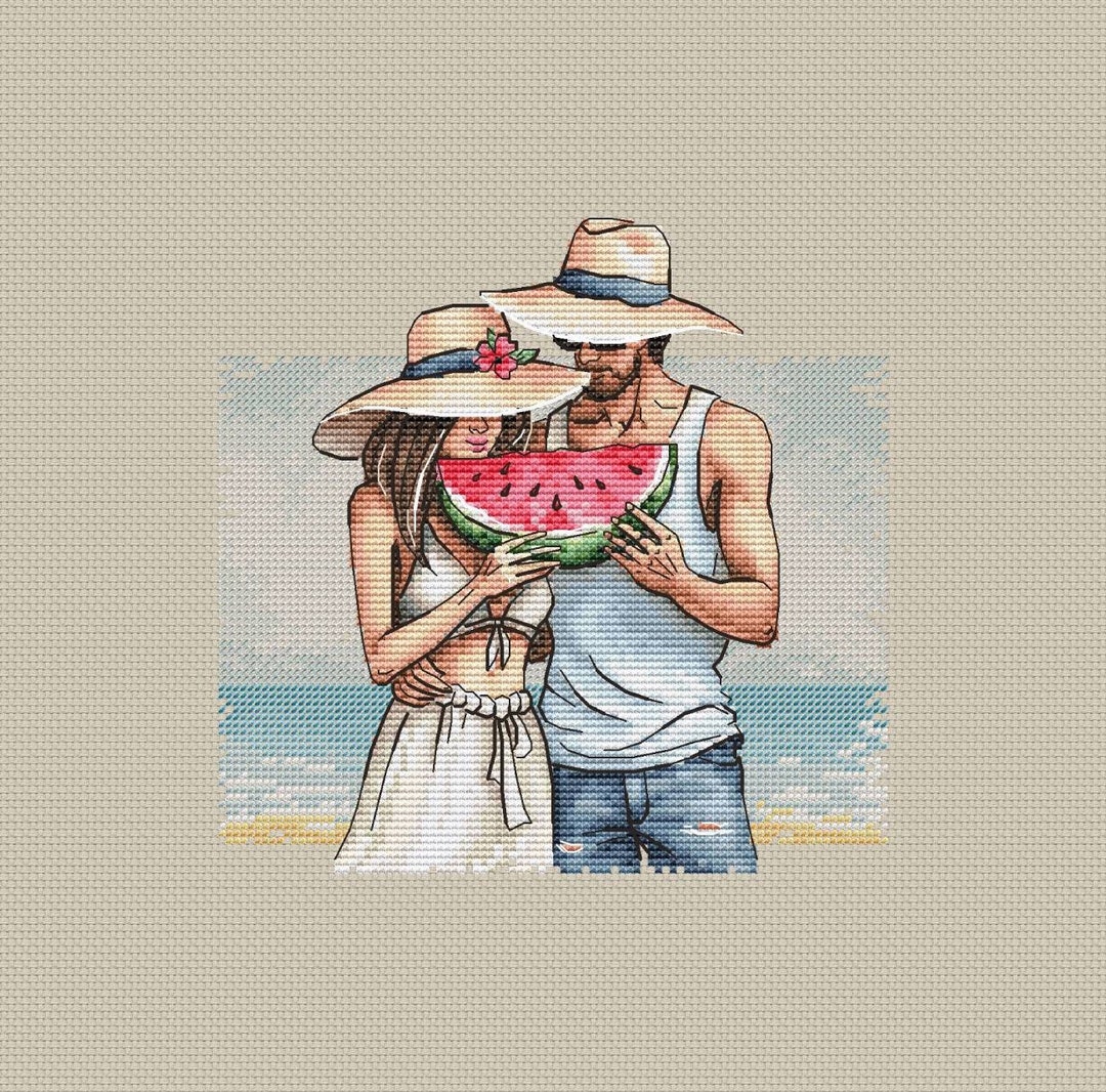 Love Couple Cross Stitch Pattern - Etsy