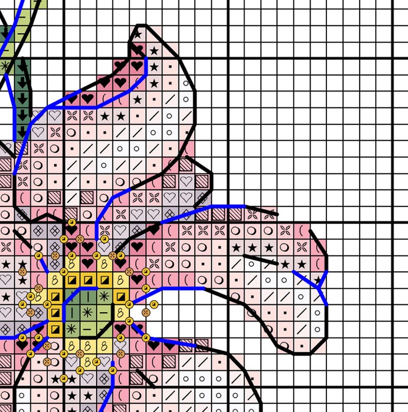 Anemone Wreath Cross Stitch Pattern Floral Wreath Cross Stitch | Etsy