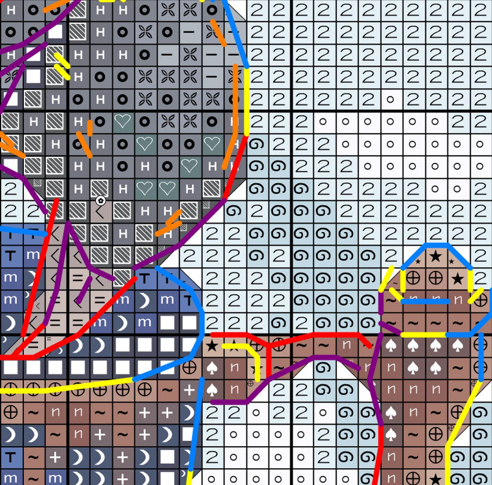 Raven Cross Stitch Pattern Old Kettle Cross Stitch Orest Cross | Etsy