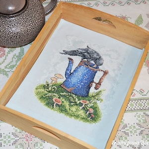 Raven Cross Stitch Pattern Old Kettle Cross Stitch Orest Cross Stitch ...