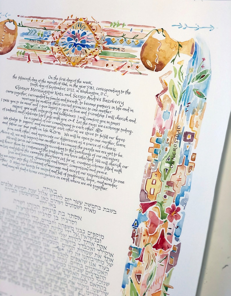 Custom Ketubah / Wedding Art - Etsy