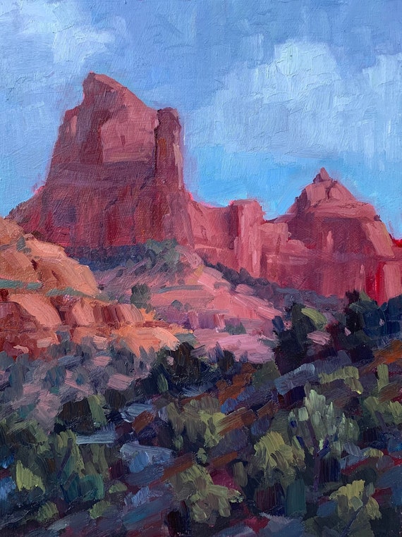 Unfinished Landscape Painting