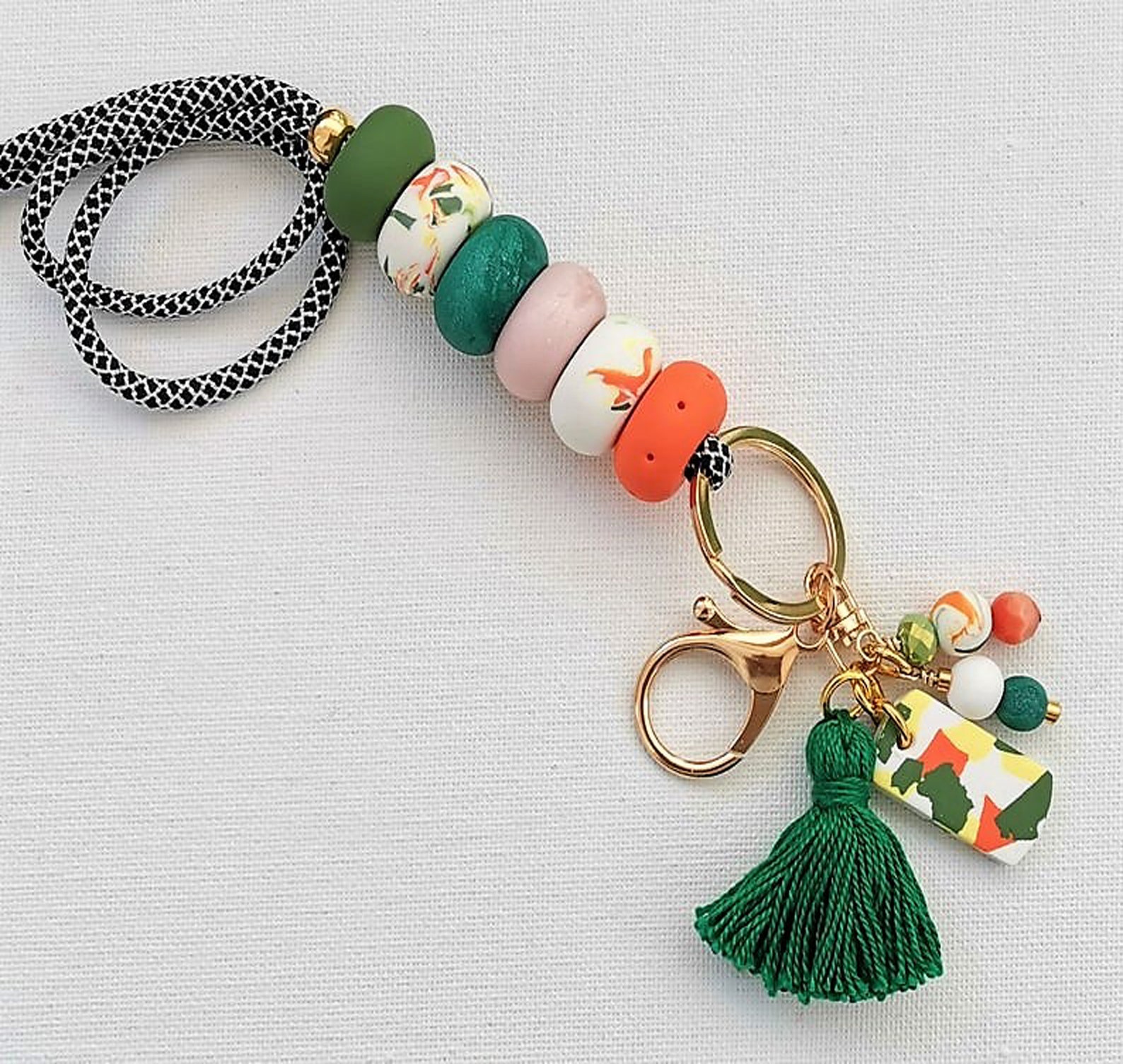 Teacher Lanyard Accessory Beaded Lanyard Necklace Lanyard - Etsy