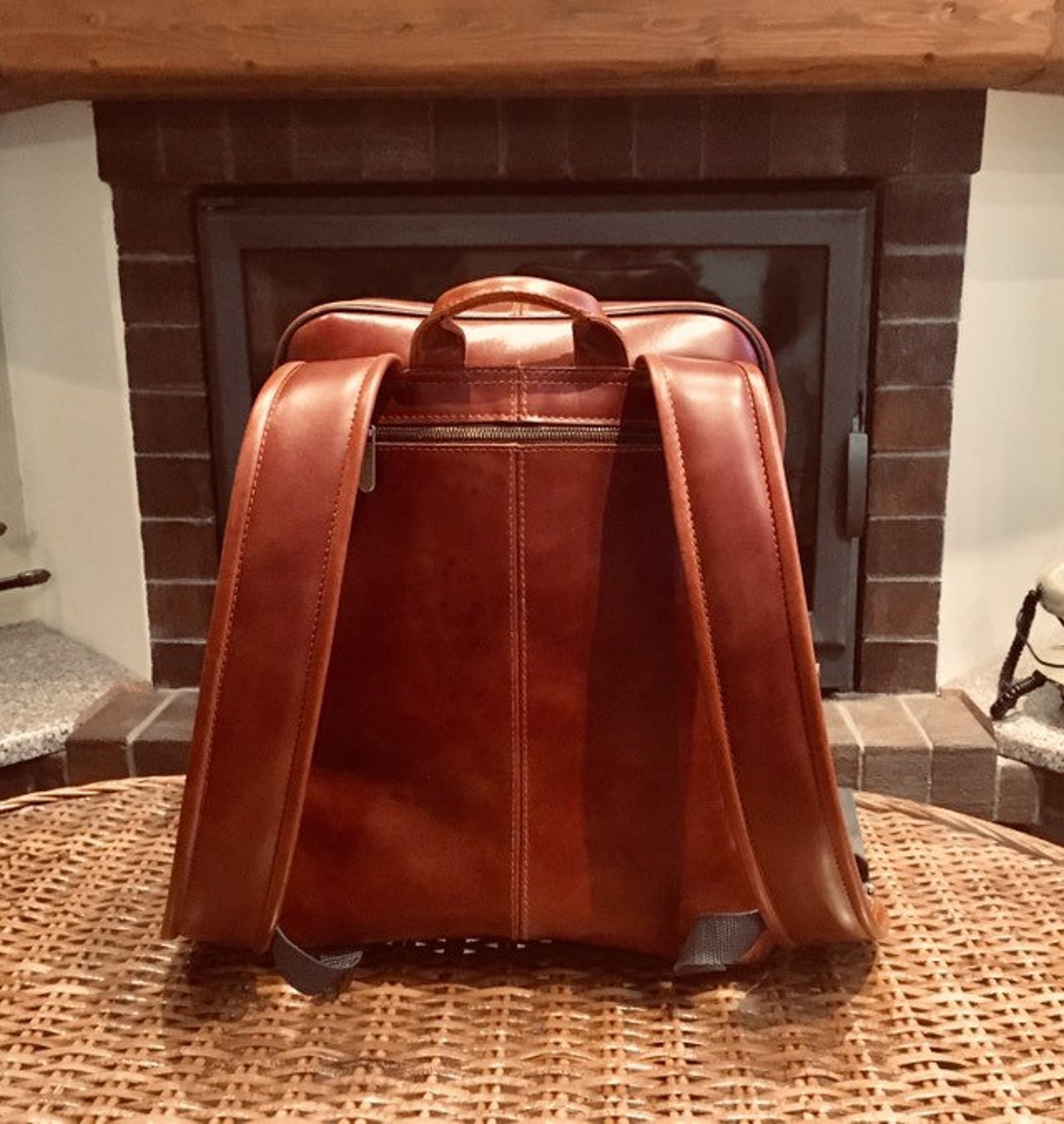 Leather Backpack Leather Brown Rucksack for Men Backpack for - Etsy