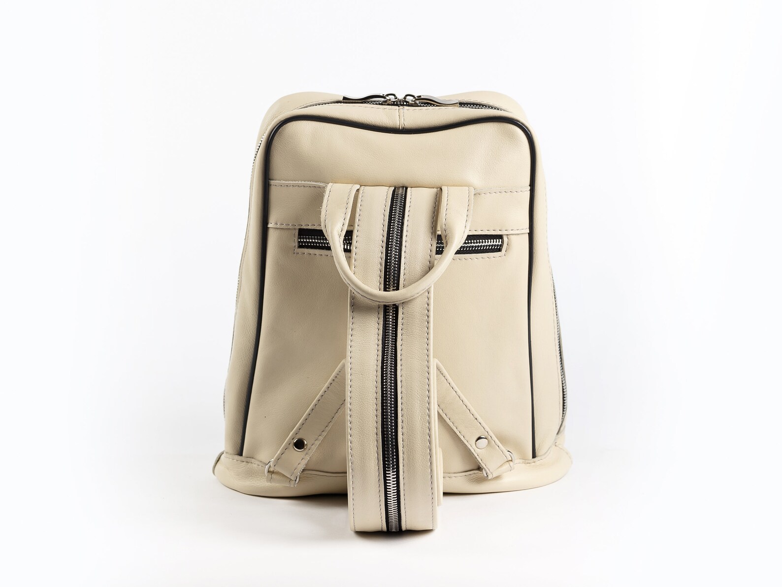 Leather Backpack for Women Small Shoulder Bag Medium Size - Etsy