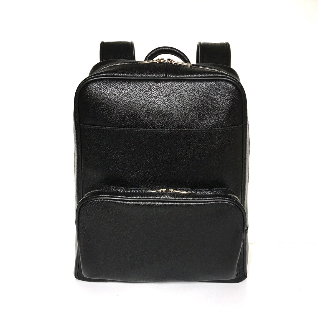 Black Leather Backpack Leather Black Rucksack for Men Backpack for ...