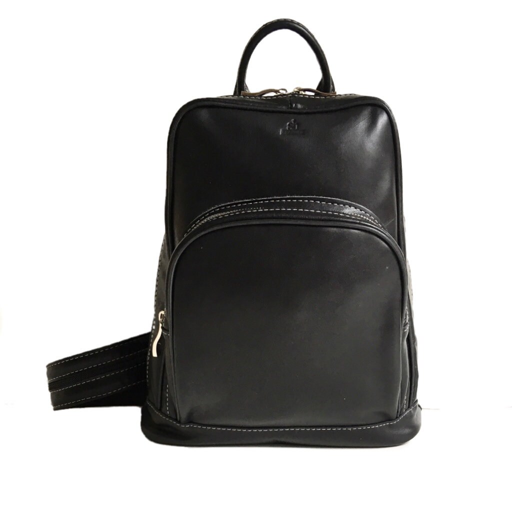 Leather Backpack for Women Small Shoulder Bag Medium Size | Etsy