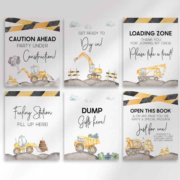 Caution Signs Birthday - Etsy