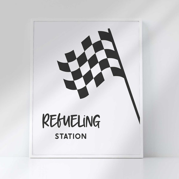 Refuel Here Sign - Etsy