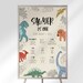 Editable Dinosaur Birthday Board Template Instant Download | Edit ...