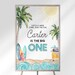 Editable Surf Birthday Welcome Sign Instant Download the - Etsy