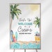 Editable Surf Birthday Welcome Sign Instant Download - Etsy