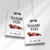 Two Fast Birthday Thank You Card, Race Car Birthday, Race Car Thank You ...