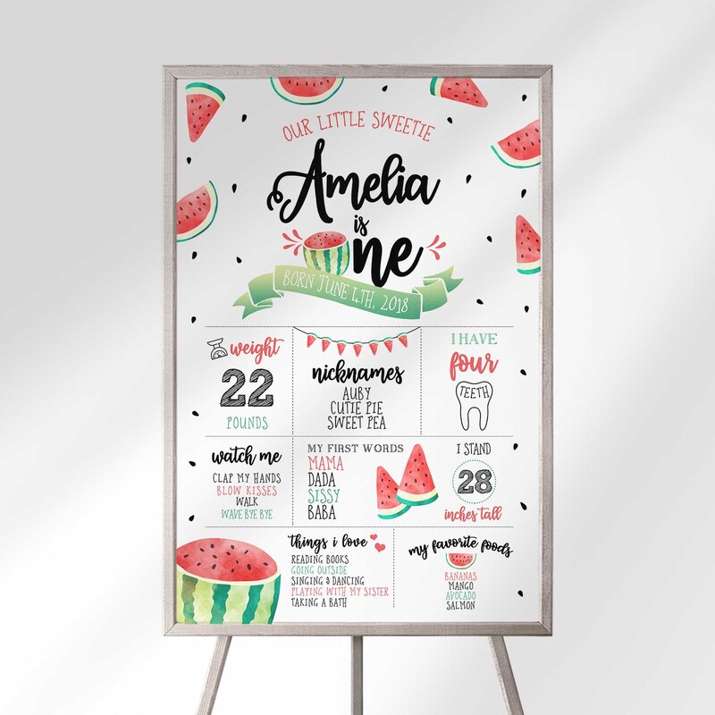 Watermelon Birthday - Etsy
