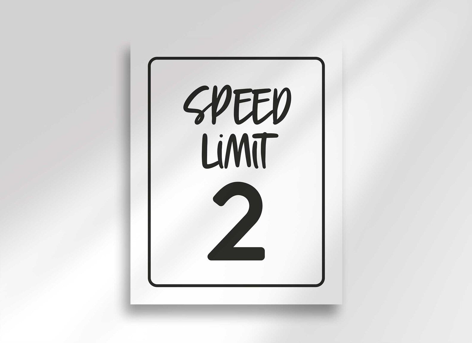 Editable Race Car Birthday Speed Limit Sign Package for - Etsy