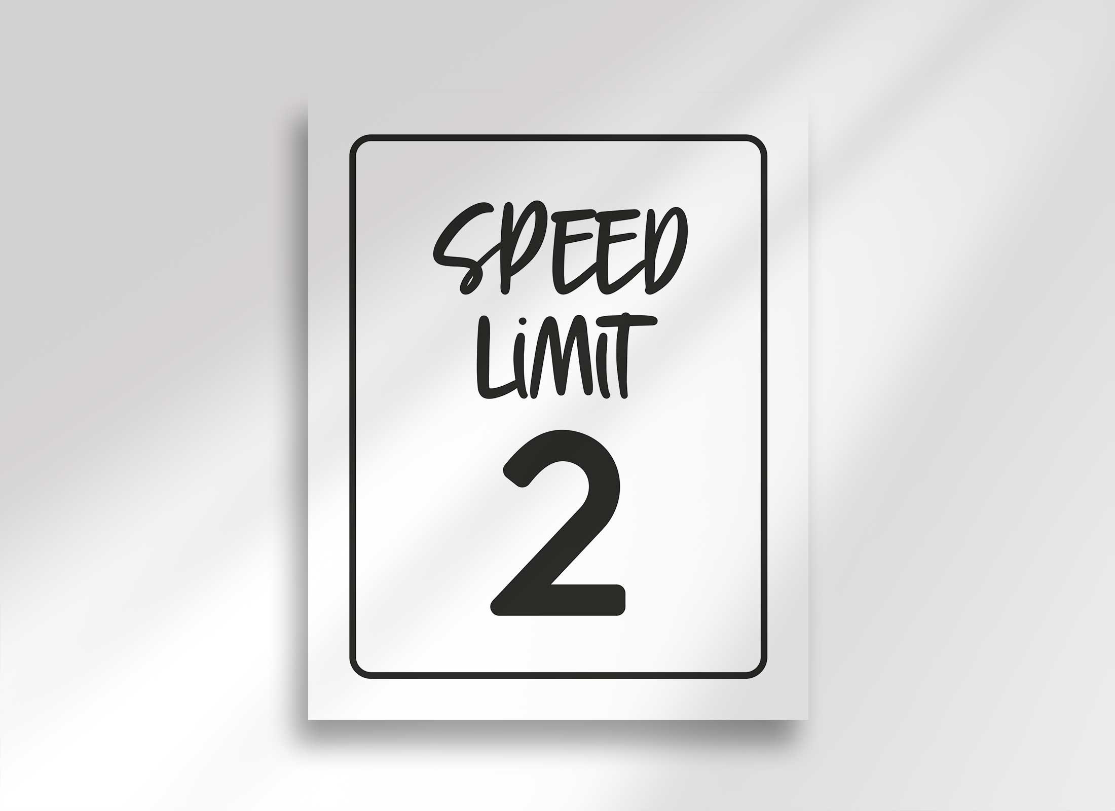 Editable Race Car Birthday Speed Limit Sign Package for - Etsy