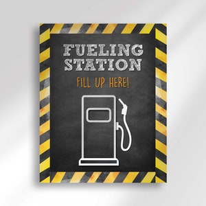 Construction Birthday Party Signs 8x10 Printable Digital Download Decor ...