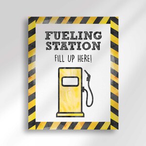 Construction Birthday Party Signs: 8x10 Printable Decor (digital ...