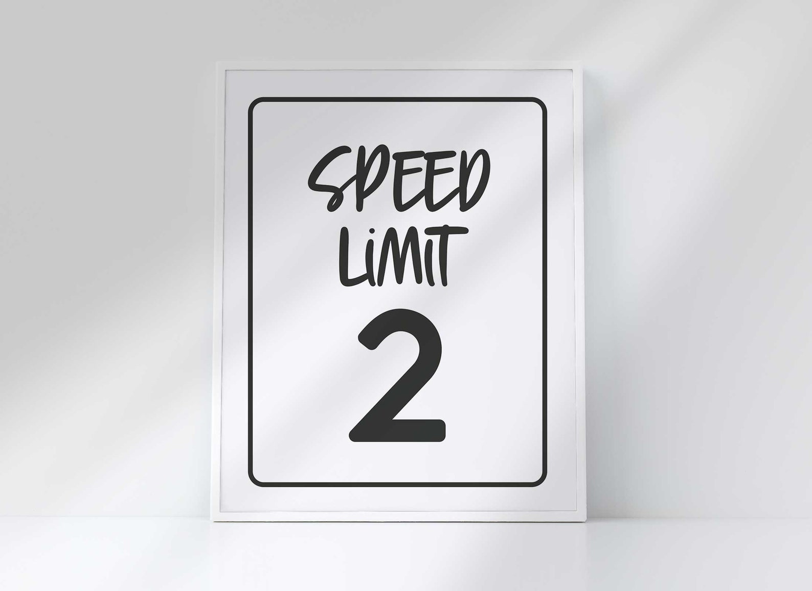 Editable Race Car Birthday Speed Limit Sign Package for - Etsy