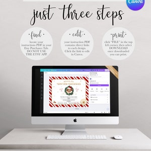 Editable Christmas Puppy Adoption Certificate | Pet Adoption - Etsy