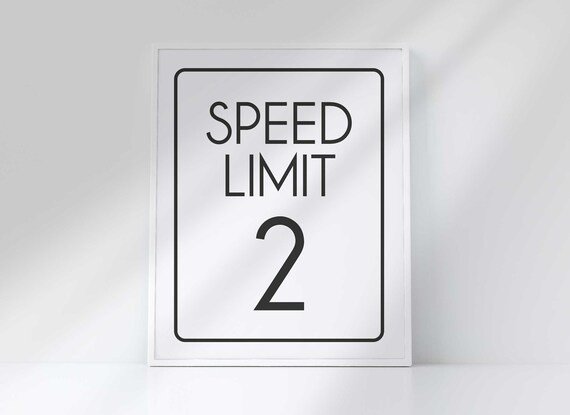 Editable Race Car Birthday Speed Limit Sign Package for Instant ...