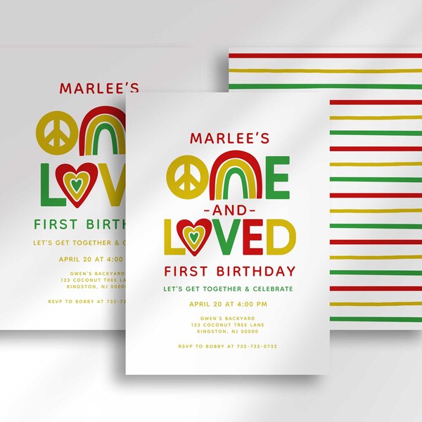 One Love Party - Etsy