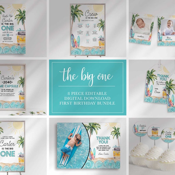 Surf Birthday - Etsy