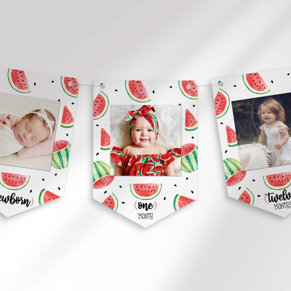 12 Month Banner - Etsy