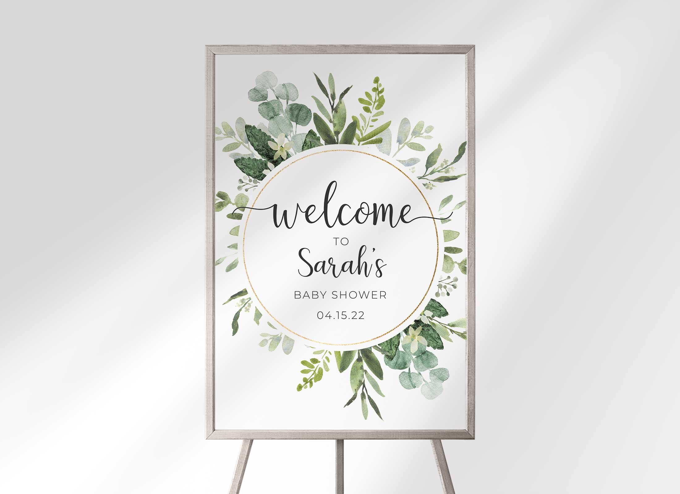 Editable Baby Shower Welcome Sign Template for Instant | Etsy
