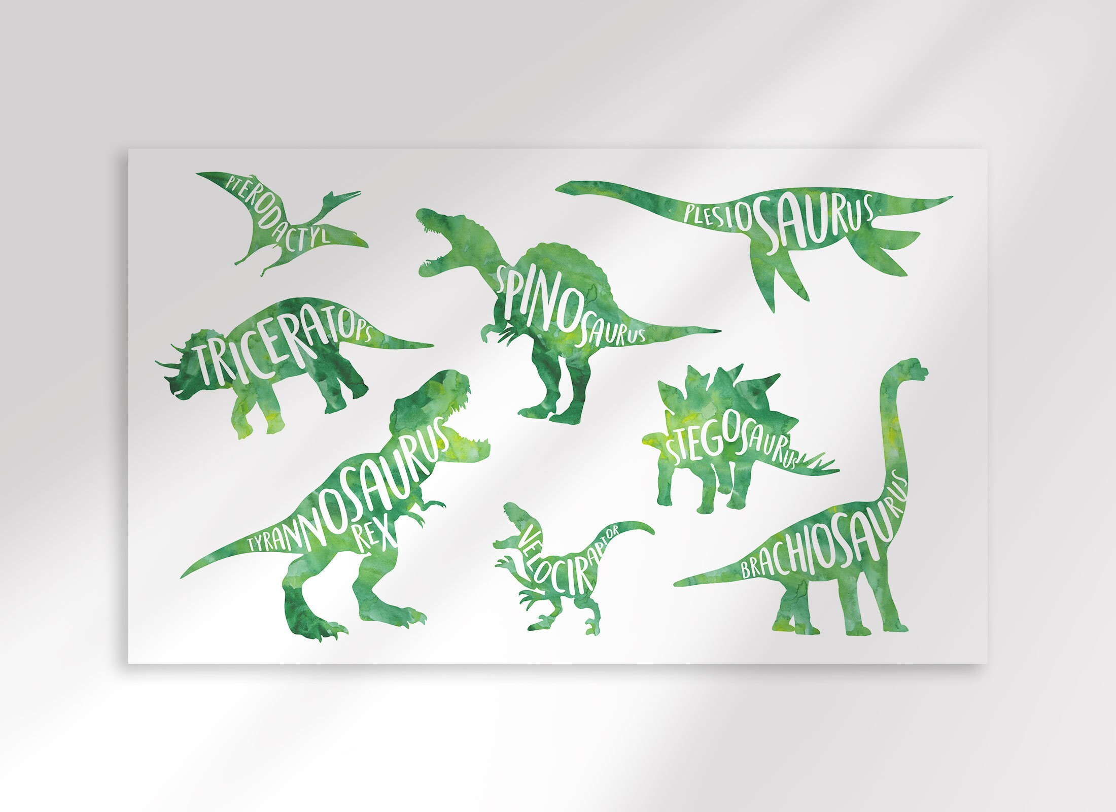 Instant Download Dinosaur Backdrop Two Sizes Included Two - Etsy