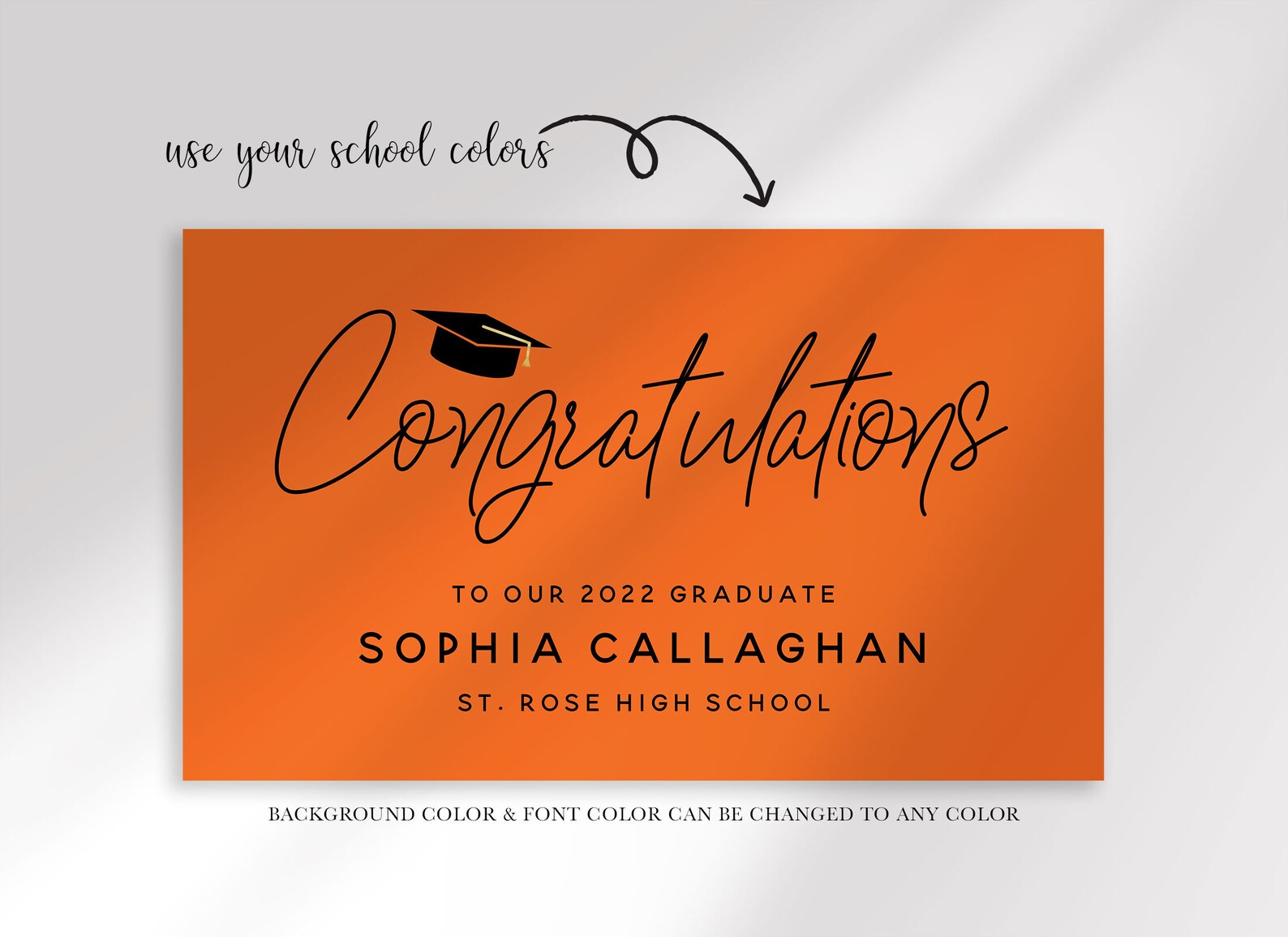 Editable Graduation Banner for Instant Digital Download - Etsy