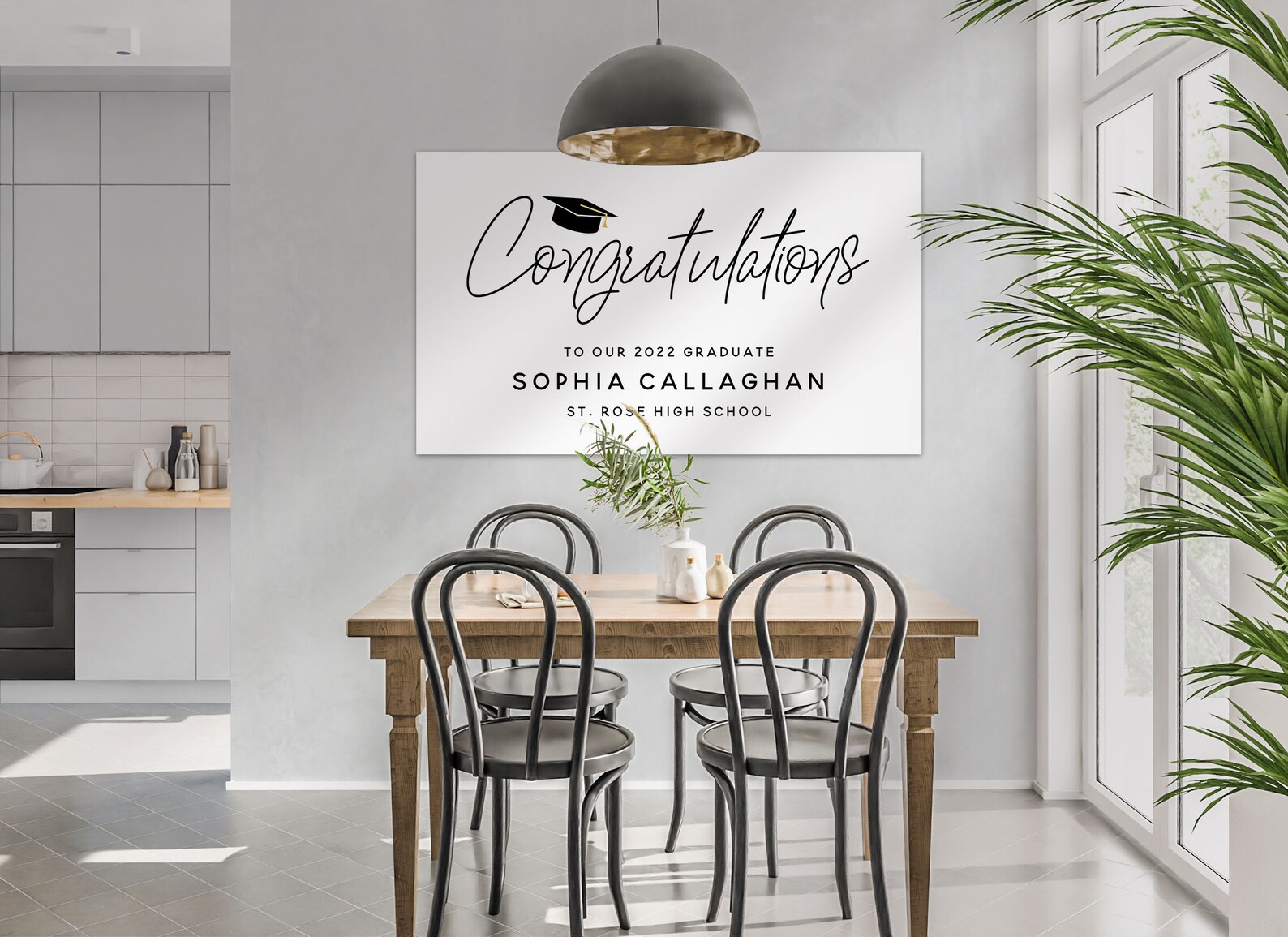 Editable Graduation Banner for Instant Digital Download | Print ...