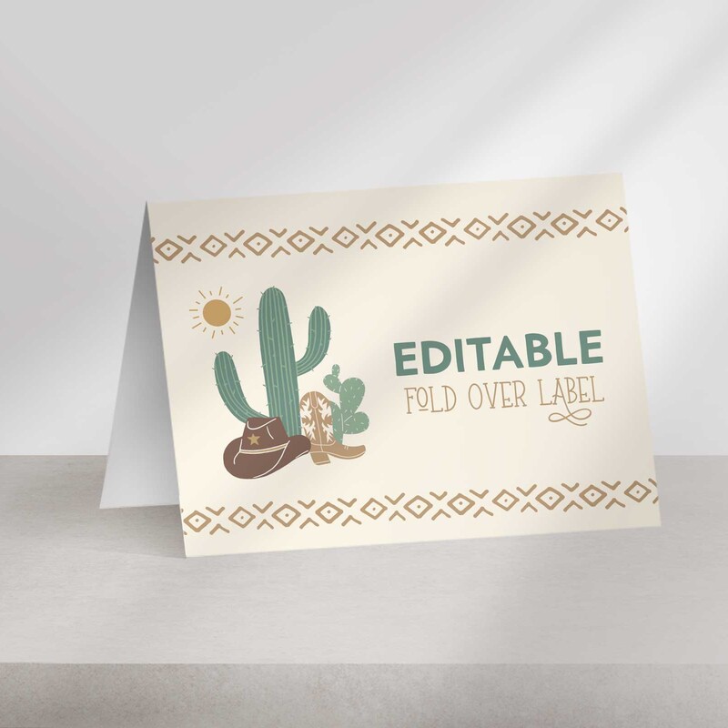 Western Food Label - Etsy