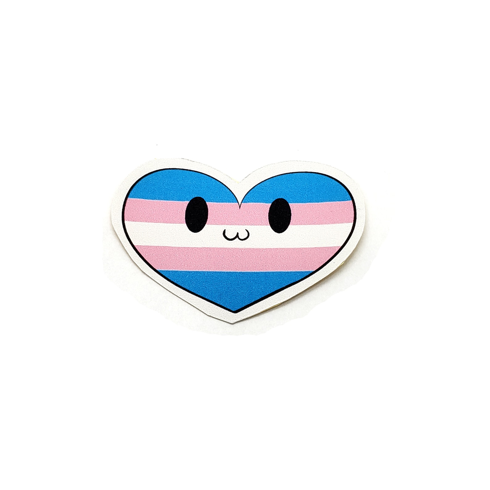 Trans pride Heart sticker Pride love sticker Cute die cut - Etsy.de