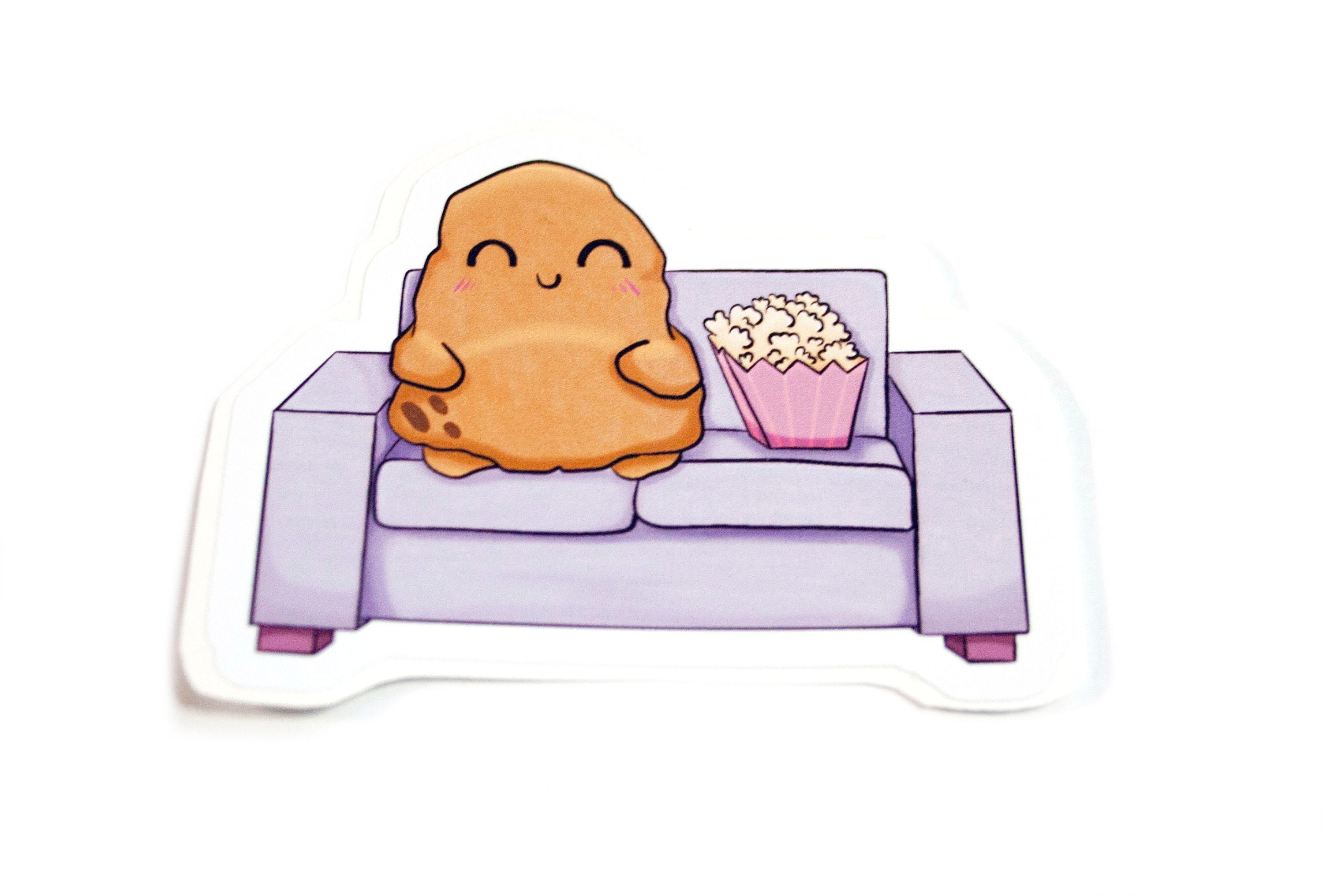 Couch Potato Girl Cartoon