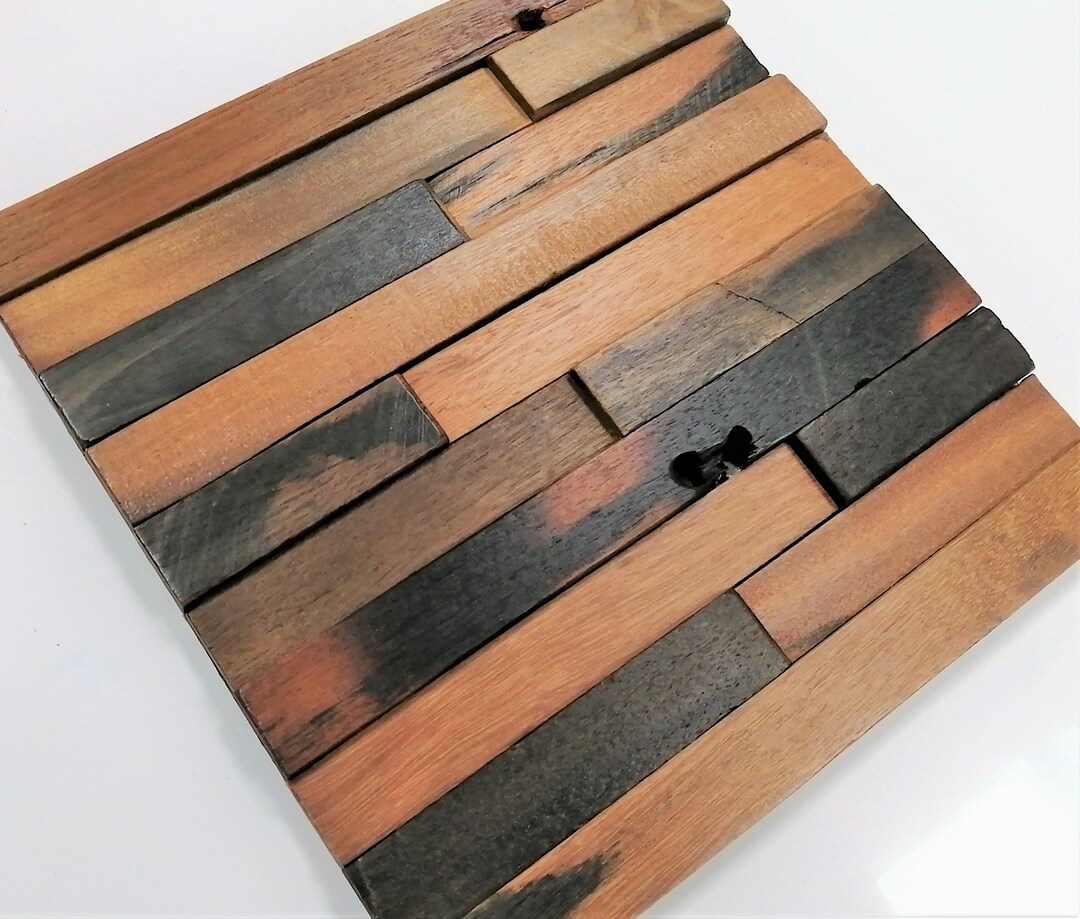 Reclaimed Wooden Wall Tiles, Decorative Tiles, Rustic Wood Tiles, Old ...