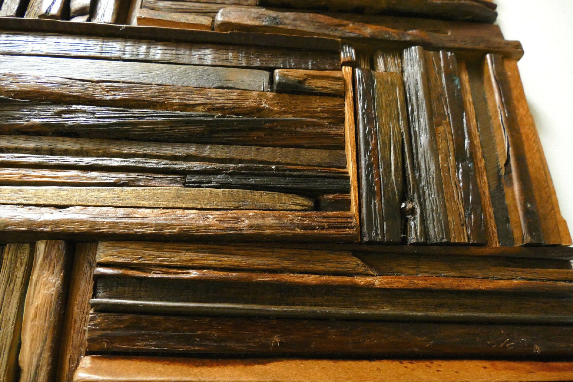 Reclaimed Wall Tiles Wood Wall Art Old Wood Tiles - Etsy