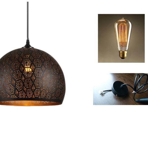 Metal Pendant Shade - Etsy