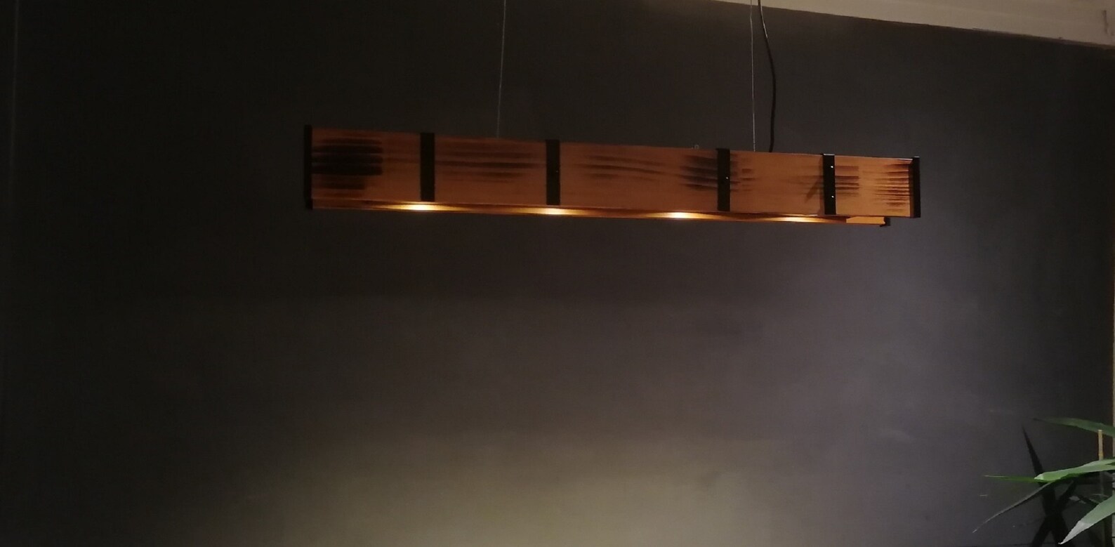 Wood Beam Lights, Vintage Wood Beam Spot Lights Light Fixture, Rustic ...