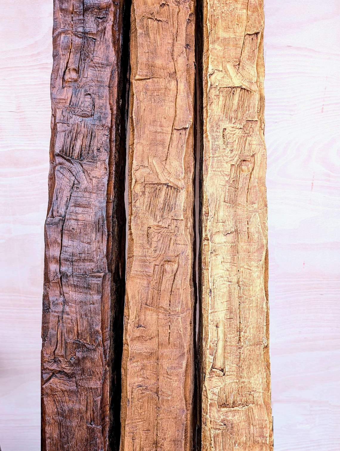 Aged Oak Faux Wood Ceiling Beam: 4m Hand Hewn PU Beam - Etsy UK