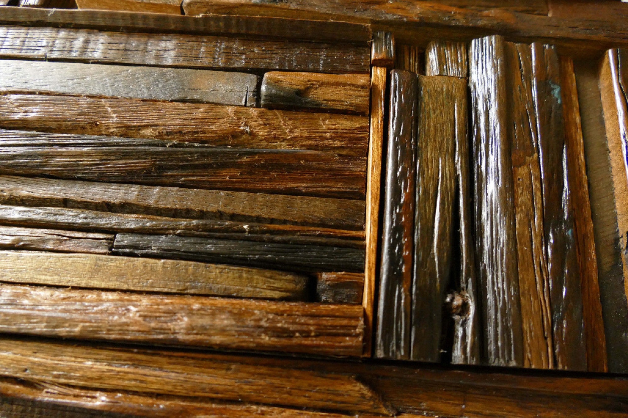 Reclaimed Wall Tiles Wood Wall Art Old Wood Tiles - Etsy